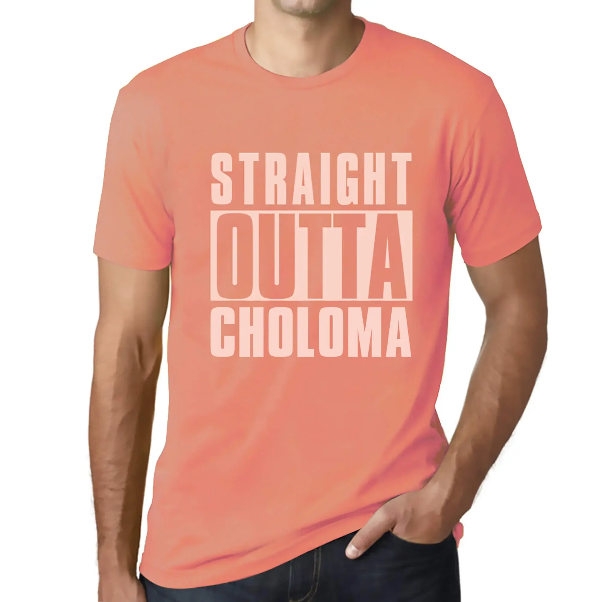 ULTRABASIC Homme Tee-Shirt Tout Droit Sorti Du Choléra Straight Outta ...