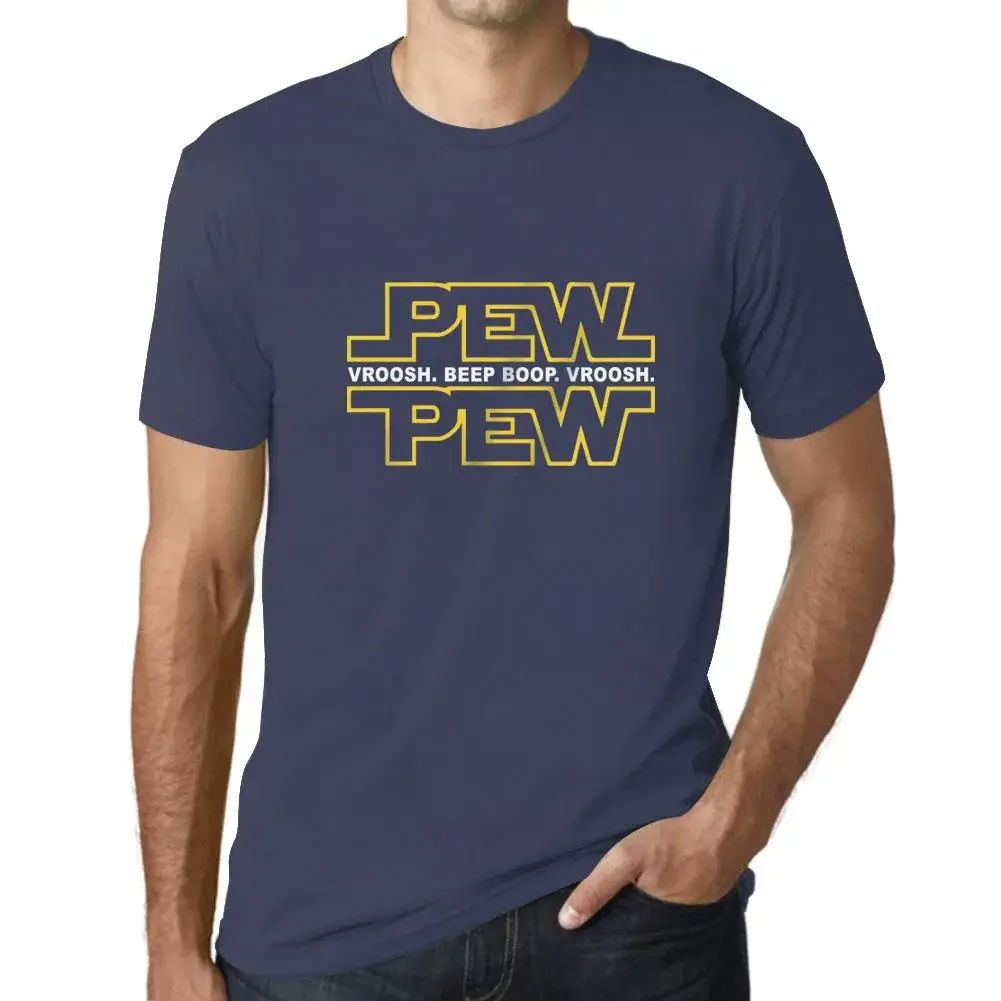 ULTRABASIC Homme Tee-Shirt Pew Pew T-Shirt Vintage | eBay